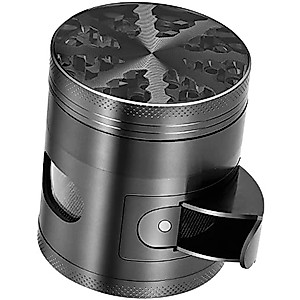 Spice Grinder with Clear Windows (2.75", Black)