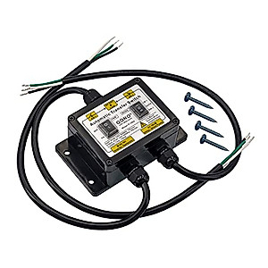 Manual and Automatic Transfer Switch, AC120V 15A ATS Auto Transfer Switch