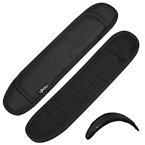 Cosmos 2 Pcs Shoulder Strap Pad Backpack Straps Pads Universal Cushion Shoulder Pad Replacement for Laptop Bag, Messenger Bag, Travel Duffel Bag, Guitar Bag/Car Seat Shoulder Strap Bag Strap Padding