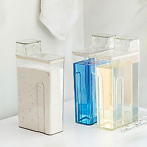 Alipis 2pcs Lotion Transparent Sub Bottle Refillable Containers Washing Powder Bucket Liquid Sub Bucket Laundry Soap Dispenser The Pet Dedicated Household Bucket