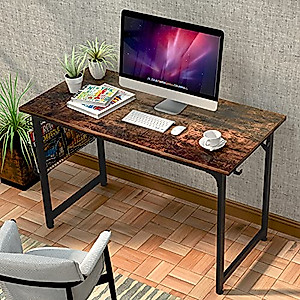 ASTARTH Laptop Table Computer Desk, Rustic Brown