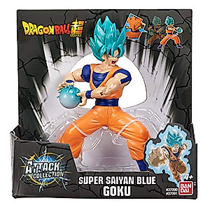Bandai Namco - Dragon Ball Super - Super Saiyan Blue Goku, 7" Action Figure Attack Collection