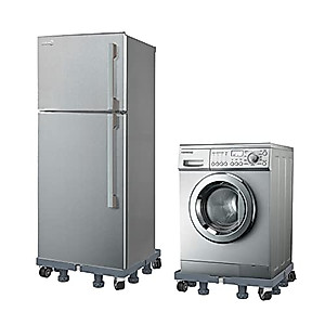 Multi Purpose Dolly With 8 Feet, Locking Swivel Wheels, Levels and Adjustable Base for Moving Washer, Dryer, Appliances- 1100 Lbs Capacity By Stalwart