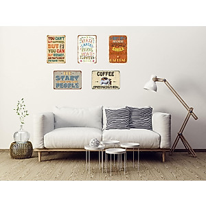 Paximiga April Showers Bring May Flowers Retro Look Tin 8X12 Inch Decoration Crafts Sign 8 x 12 Inch