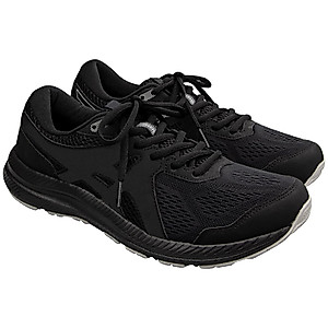 Endoto Shoelaces Replacement Oval Laces for ASICS CONTEND 5/6/7/8, GEL-Contend 4/5/6/7/8, GEL-EXCITE 5/6/7/8/9 Running Sneaker Shoes(Color:Black,Size:70Inch)