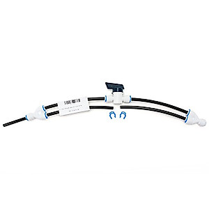 iFilters Reverse Osmosis RO Flush Kit Valve for any standard RO system, 1/4" QC Ports