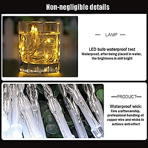 ZSMPY Fairy Lights Solar LED Fairy String Lights Outdoor, (100 LED~500 LED 8 Modes) 12m Copper Wire Solar Garden Lights Waterproof for Halloween Christmas Tree Garden Home Wedding Party Rope Lights