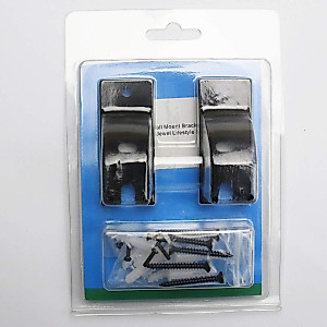 BestPartsCom 1 Pair of Black Wall Mount Brackets Compatible for Bose OmniJewel Lifestyle 650 Home Entertainment System, Speakers Wall Mount Brackets Replacement