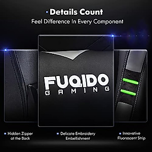 Big and Tall Gaming Chair 350lbs-Racing Style Computer Gamer Chair,Ergonomic Desk Office PC Chair with Wide Seat, Reclining Back, Adjustable Armrest for Adult Teens-Black/Grey