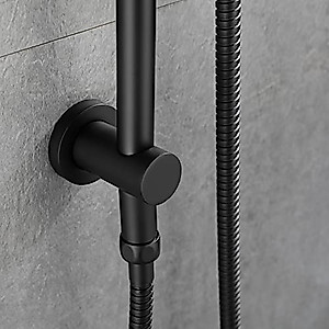 LETUZI Eco-Performance Handheld Shower with 28-Inch Slide Bar and 59-Inch Hose,Efficient and Water-saving, Suitable for Bathroom Kitchen