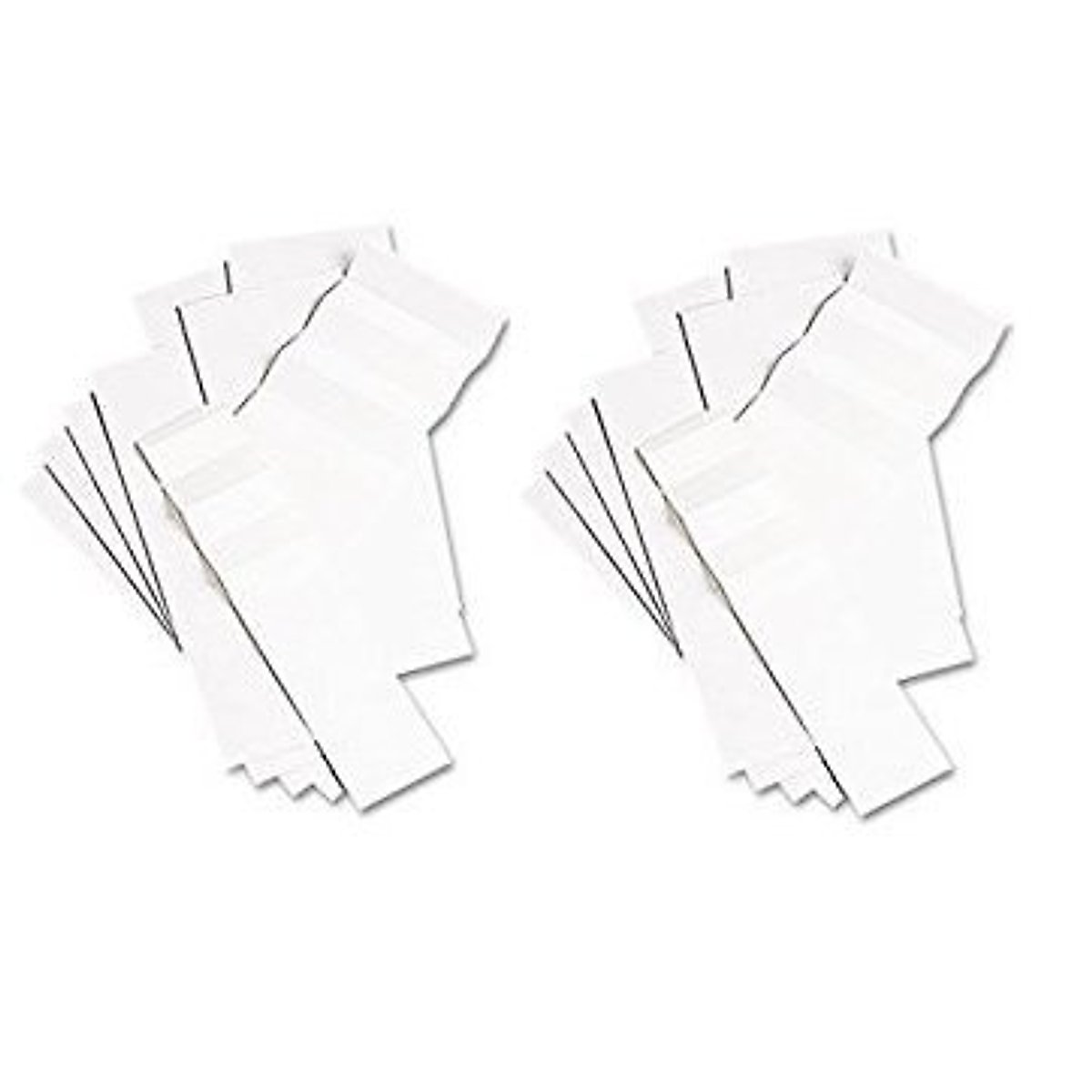 1InTheOffice Clear Hanging Folder Tabs, and Inserts 3-1/2" x 5/8", 100/Pack (3 1/2")