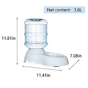 VHOB Cat Water Dispenser,Dog Water Bowl Dispenser,Pet Gravity Drinking Fountain Gravity Drinking Fountain for Cats and Dogs