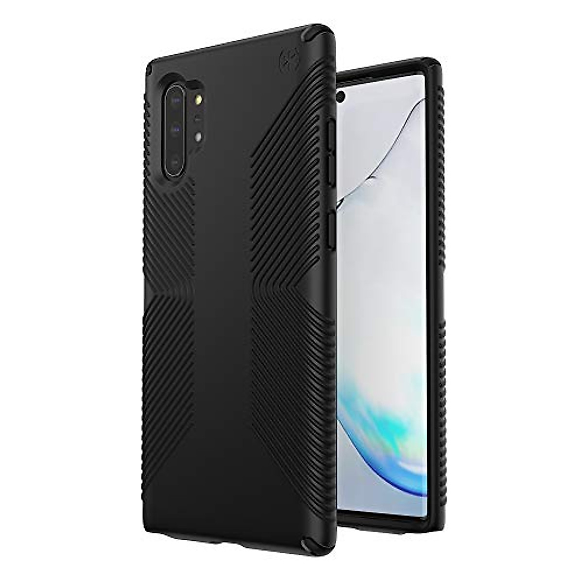 Speck Presidio Grip Samsung Galaxy Note 10+ Case, Black/Black