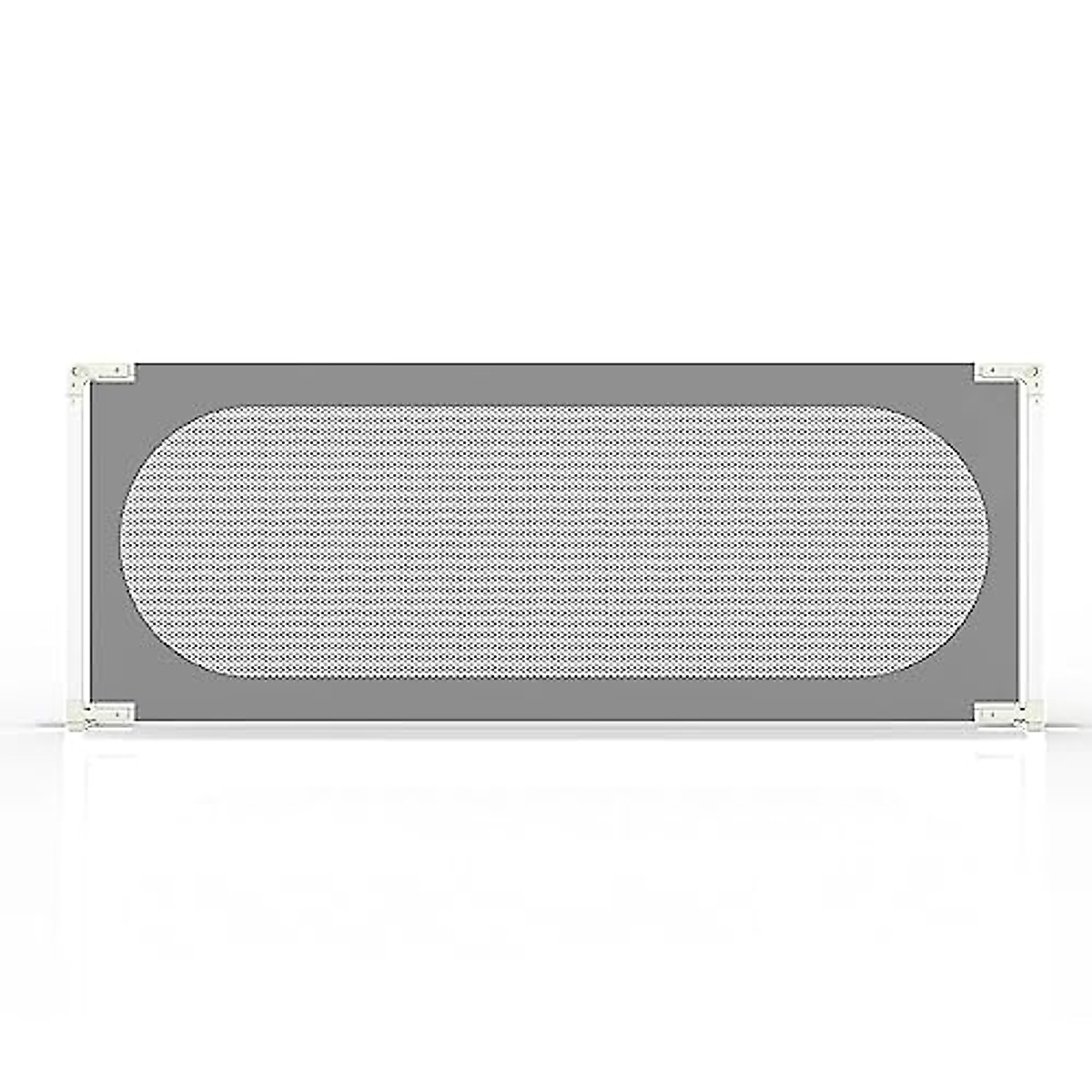 AGIMOLI Baby Bed Rail with Safety Y-Strap Extra Long Twin Full Queen King Size Infants Toddlers Guardrail with Reinforce Anchor Safety System (Grey, 75 inch (Pack of 1))