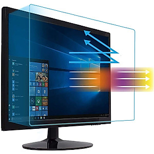 MUBUY 24" Eyes Protection Anti Blue Light Anti Glare Screen Protector fit 24 Inches 16:9 Widescreen Desktop Monitor Screen (20.9" W x H 11.8" H). Reduces Digital Eye Strain Help You Sleep Better.