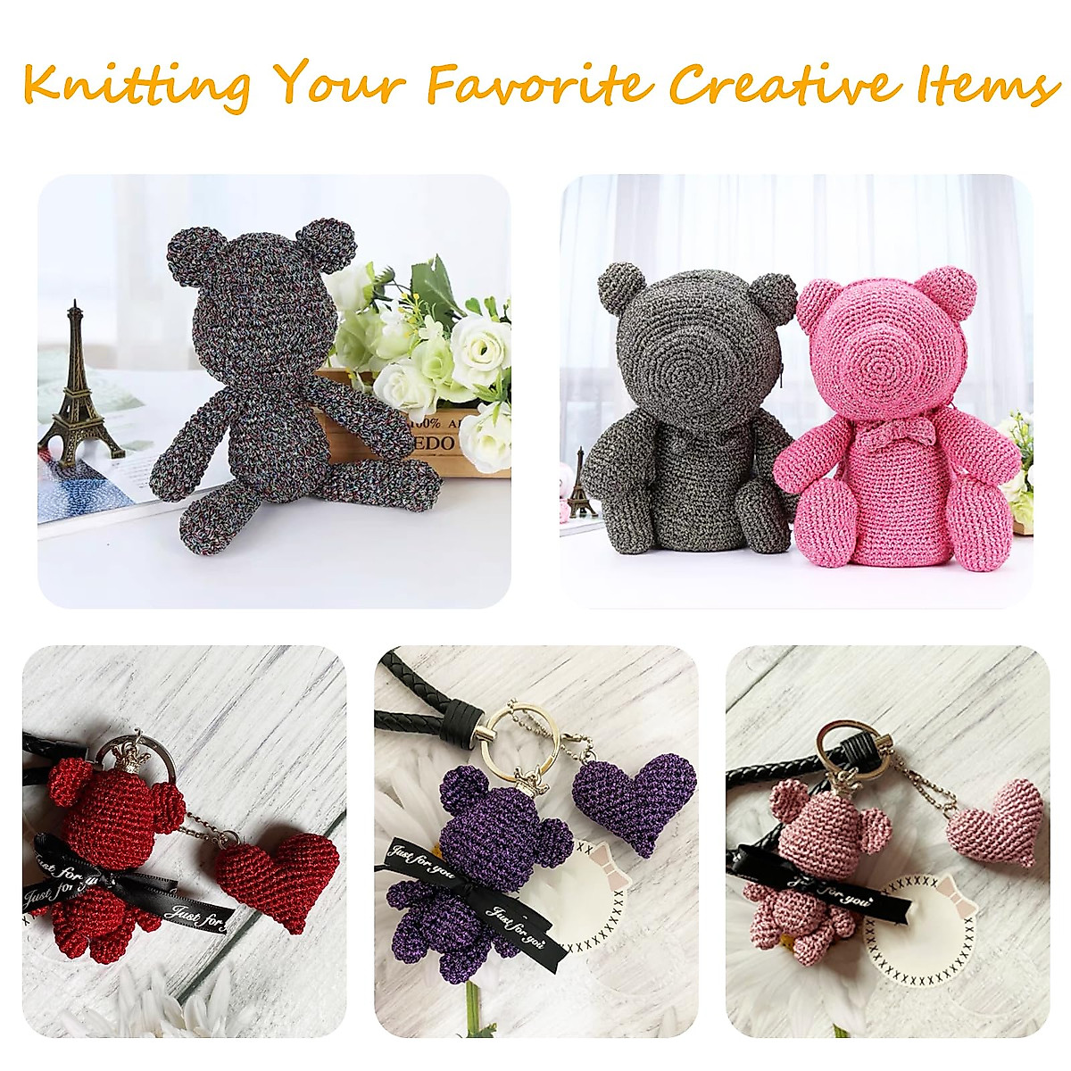 80g Sparkle Silver Lurex Thread Shining Yarn, Metallic Crochet Thread Yarn for Crocheting, Sparkle Metallic for Knitting Clothes, Car Charm, Keychain Charm(Jade)