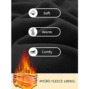 MAGCOMSEN Sudaderas De Hombre Black Sweatshirt Black Sweatshirts For Men Black Crew Neck Sweater Fleece Pullover Men