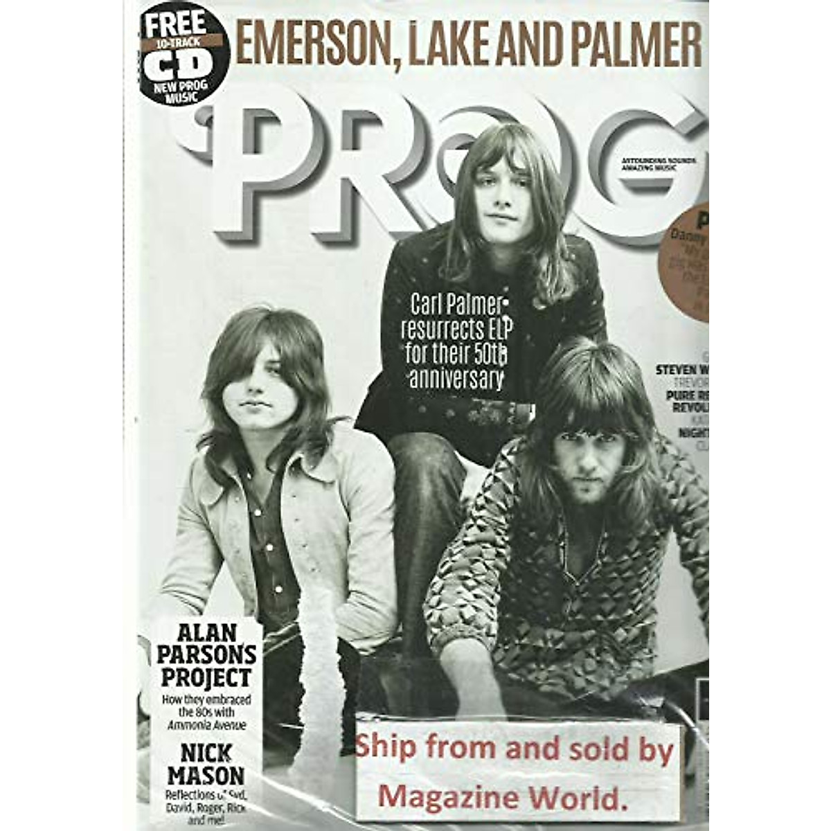 PROG MAGAZINE, APRIL, 2020 * (FRONT COVER PAGE DAMAGED * SORRY CD MISSING !