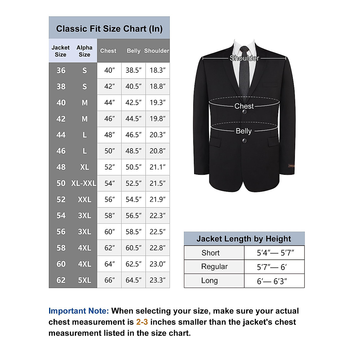 Mens Blazer Jacket - Classic Fit Sport Coat, Casual Suit Jacket, Regular/Short/Tall Grey