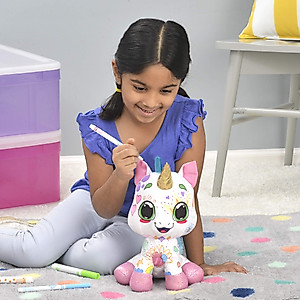 Crayola 12" Deluxe Color ’N Plush Unicorn - Draw, Wash Reuse
