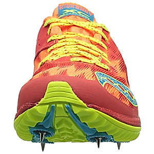 Saucony Women's Kilkenny XC5 Flat W, Vizi Orange/Citron, 9.5 M US