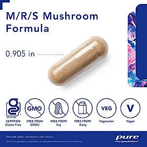 Pure Encapsulations M/R/S Mushroom Formula | Hypoallergenic Supplement Promotes Immune Health and Provides Broad-Spectrum Physiological Support | 120 Capsules