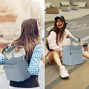 CYUREAY Laptop Fashion Backpack Nurse Spacious Book Bag For College Students Travel Backpack With USB Charger Port Doctor Work Fit Gift For Men&Women