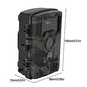 Shanrya 1080P Trail Camera Hunting Camera 2.4in 1.3MP CMOS for Travel