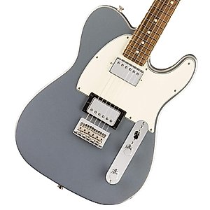 Fender Player Telecaster HH Electric Guitar, with 2-Year Warranty, Silver, Pau Ferro Fingerboard