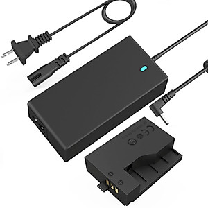 F1TP ACK-E10 AC Power Supply Adapter DR-E10 Dummy Battery Kit Replace LP-E10 Battery for Canon EOS Rebel T3 T5 T6 T7 1100D 1200D 1300D 1500D 2000D Cameras