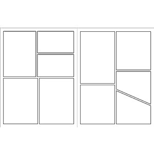 Blank Comic Book (with bonus stencil and blank cover!)