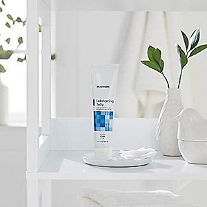 McKesson Lubricating Jelly, Sterile, Water Soluble, Unscented, Greaseless, 4 oz, 12 Count, 1 Pack