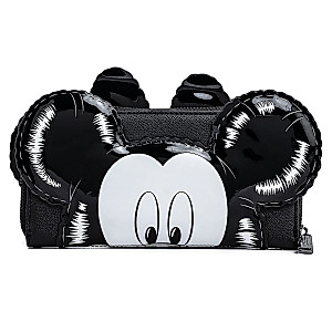DISNEY MICKEY & MINNIE MOUSE BALLOON COSPLAY ZIP AROUND WALLET