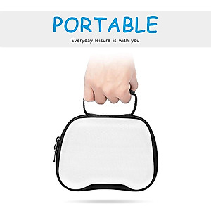My Genik Controller Holder Protective Case for Sony Playstation 5, Wireless Consoles Carrying Pouch Hard Shell Travel Bag White