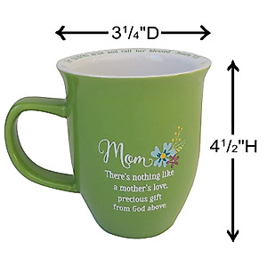 Cathedral Art Ceramic Mug and Coaster - Mom, Multicolored