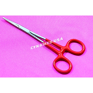 German Stainless Straight Forceps, Hemostat Forceps clamp 6.25" (Cynamed Brand) …