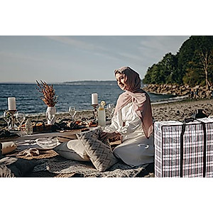 Heavy Duty Extra Large Moving Bags, 168L Jumbo Organizer Storage Bags With Durable Zipper, Water Resistant Totes, Carrying Bag, Camping Bag for Clothes, Bedding, Comforter, Pillow, Moving(Set of 4)