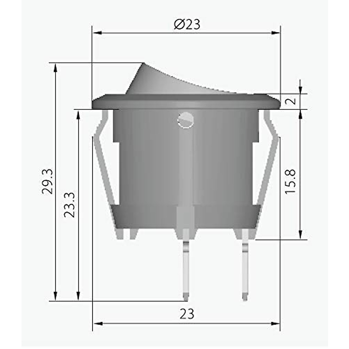 HQRP On Off Power Switch Compatible with Craftsman 830996 113177765 H-440003992 Upright Vacuum Cleaner