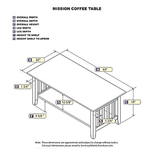 Leo & Lacey Coffee Table in Walnut