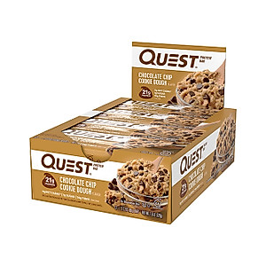 Quest Nutrition Chocolate Chip Cookie Dough Protein Bars, 12 & Chocolate Chip Protein Cookie, 12 & Double Chocolate Chip Protein Cookie, 12 Count