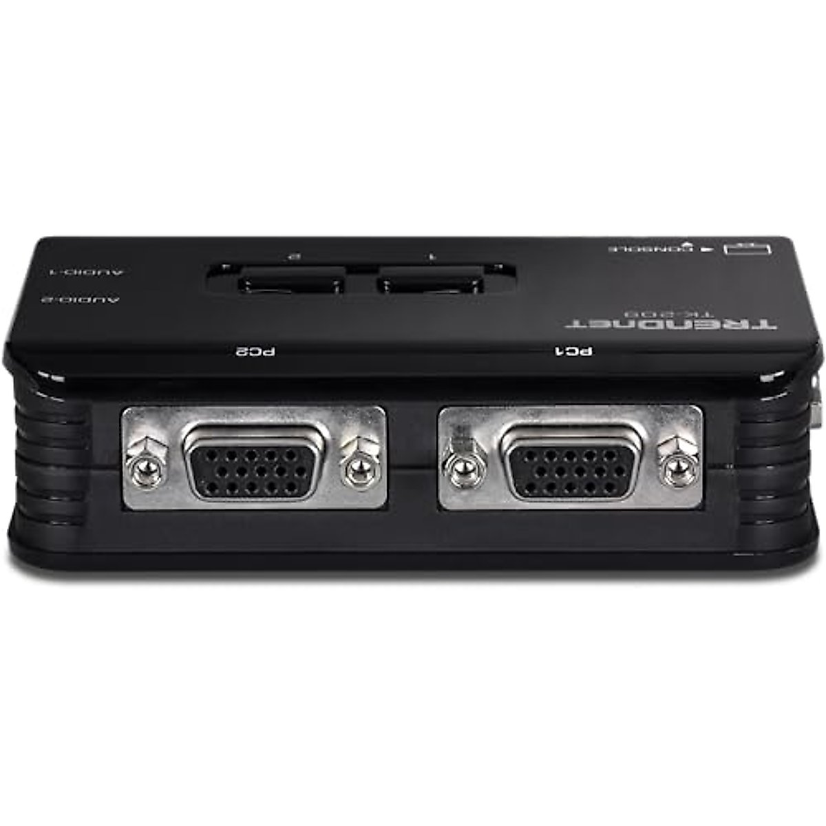 TRENDnet 2-Port USB KVM Switch and Cable Kit with Audio, Manage Two PCs, USB 1.1, Hot-Plug, Auto-Scan, Hot-Keys, Windows & Linux Compliant, TK-209K