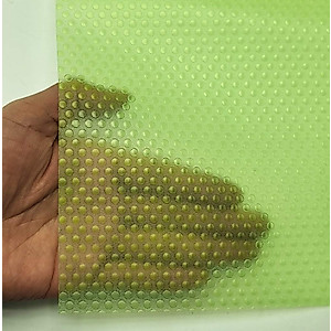 Artviva Refrigerator Mats Fridge Shelf Liner 8 Pcs, Water/Oil Proof Placemates Washable Refrigerator Liners for Drawer Cabinet Table (Green)