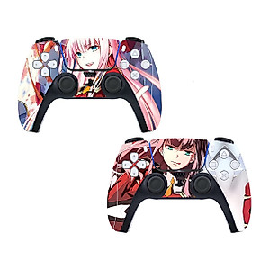 EBTY-Dreams Inc. - Set of 2 Darling In The FranXX Zero Two Vinyl Skin Sticker Decal Protector For Playstation 5 (PS5) Controllers