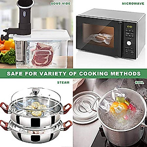 Vacuum Sealer Bags, Food Vacuum Sealer Bag, 300 Pcs 4" x 6" Smell Proof Bags, Heavy Duty, Puncture Prevention, Boilsafe, Freezable, BPA Free, Commercial Grade, Fit Airtight Food Storage Sous Vide