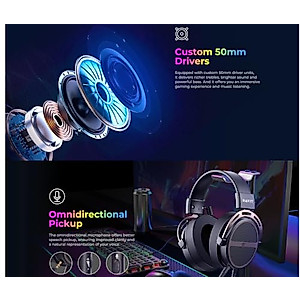 Havit H2030E 3.5mm Gaming Headset 50mm Drivers, Detachable Microphone, Cross-Platform Compatibility_Black+Green