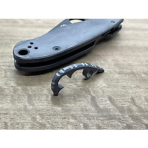 Metonboss Tumbled Zirconium Gear BACKSPACER for Spyderco PARA 3
