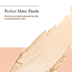 SheaMoisture Mattifying Primer - Matte Face Primer Hydrates and Balances Skin - Made with Organic Shea Butter, Tea Tree and Kaolin Clay (Good for oily, acne prone or sensitive skin) 1 Pack (1.7oz)