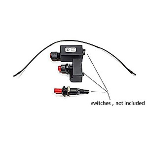 Meter Star Propane Gas Patio Heater Universal Electrode Igniter Wire with Striker Ignition Sparker，Wire Length 400mm, Wire Resistance 200℃,Single Igniter Wire with Striker 2pcs Kit