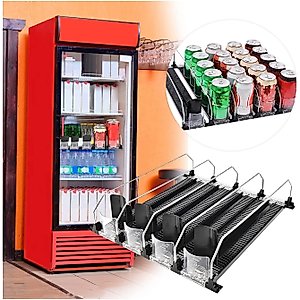 Supermarket Freezer Beverage Pusher, Freezer Beverage Holder, Automatic Beverage Pusher and Puller, Beverage Pusher