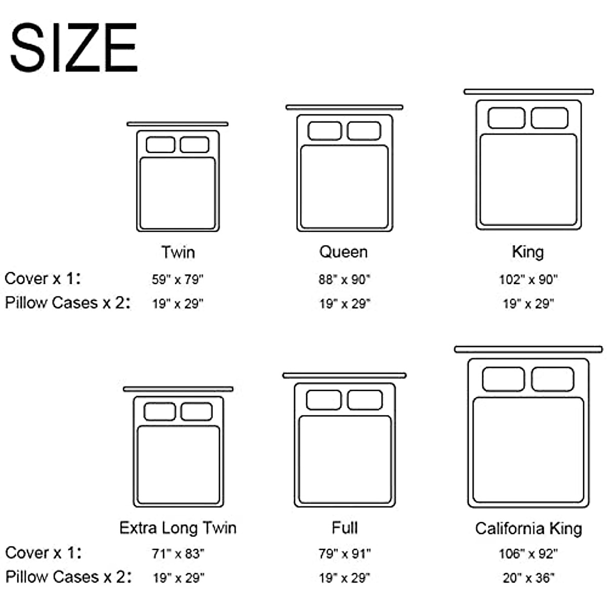 i-Gestore Duvet Cover - Skulls California King Comforter Cover Set Soft Bed Comforter Cover Sets with Zipper Closure Corner Ties (1 Duvet Cover with 2 Pillow Covers, No Comforter)